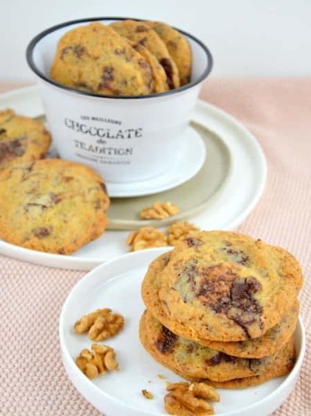 Chocolate Chip Cookies mit extra-großen Chocolate Chunks, laktosefrei ...