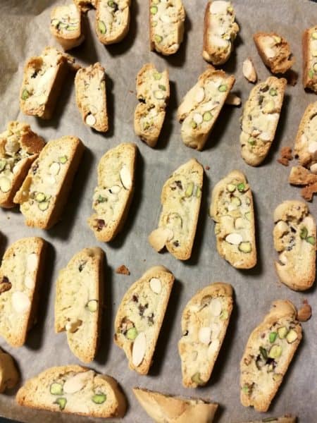 Mandel-Pistazien-Biscotti, laktosefrei - Ich muss backen